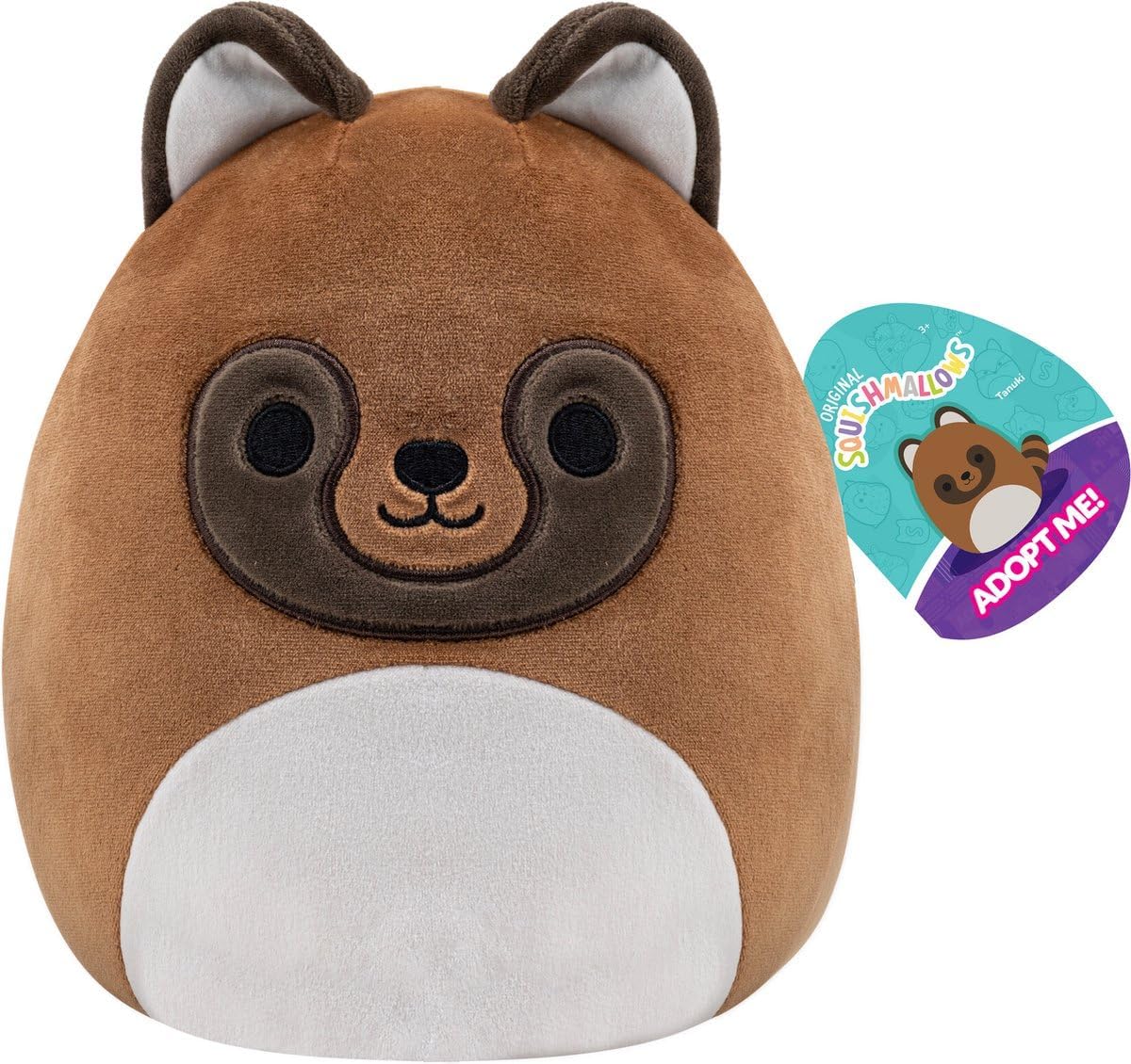 JAZWARES Squishmallows Tanuki Plush Toy 20 cm JAZSQAM00005 : Amazon.co ...