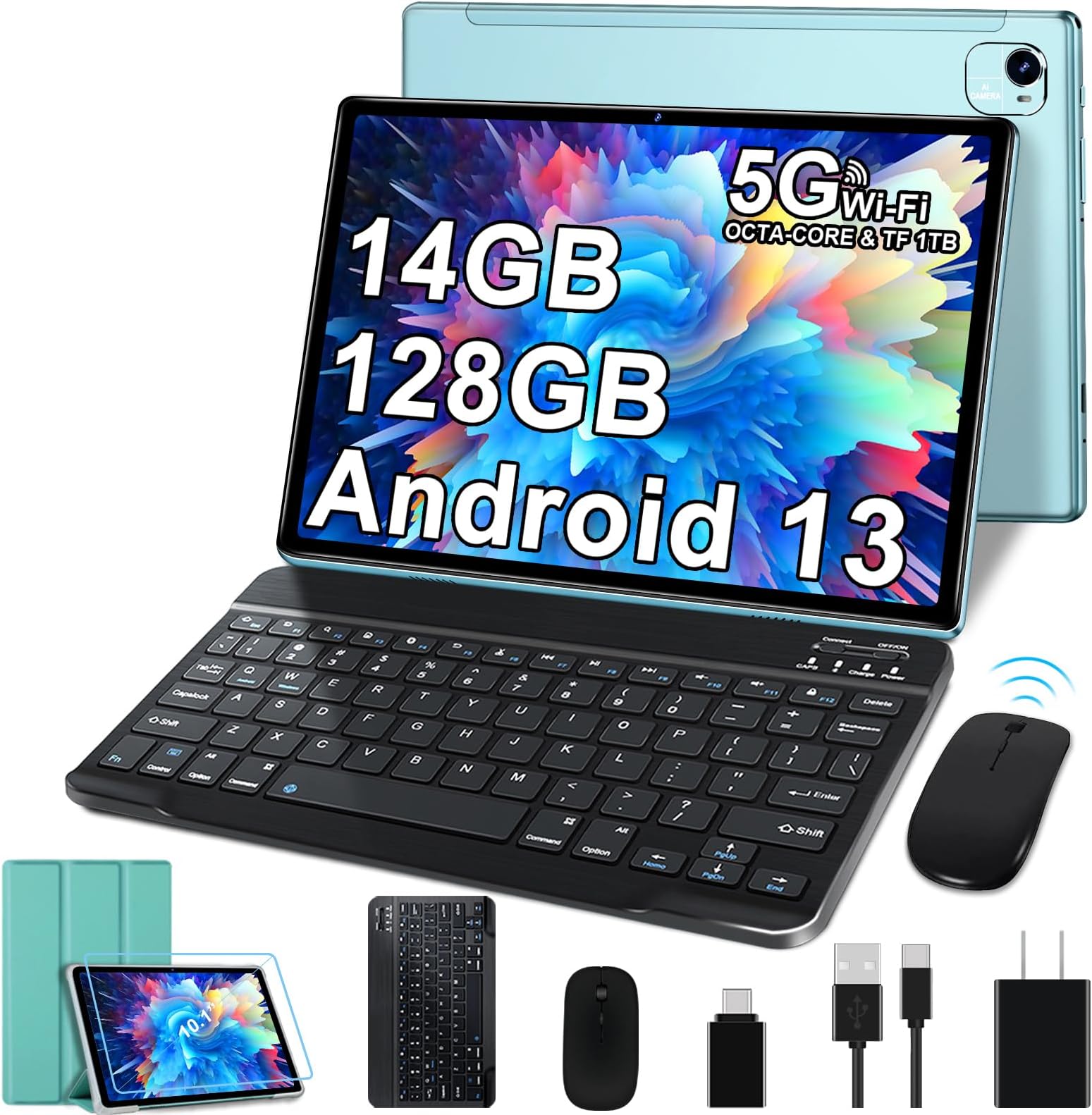 Amazon.com : 2024 Newest 10 Inch Tablet Android 13 Tablets with ...