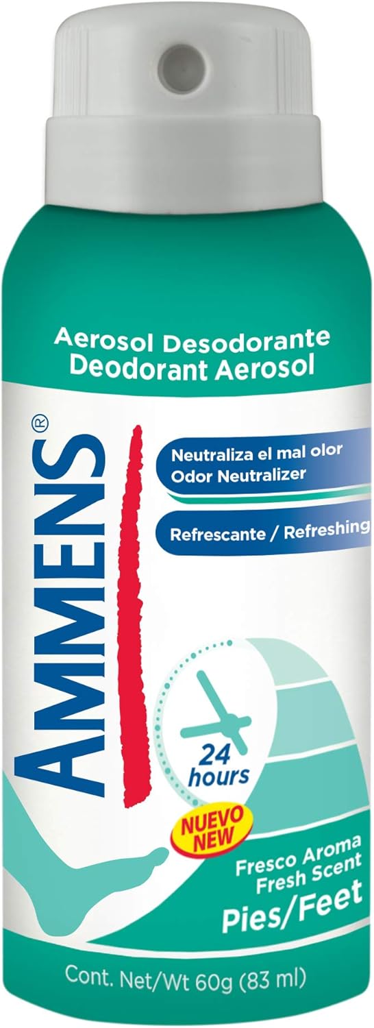 Ammens Ammens Aerosol Pies Fresco Aroma 60g/83ml, color, 1 count, pack ...