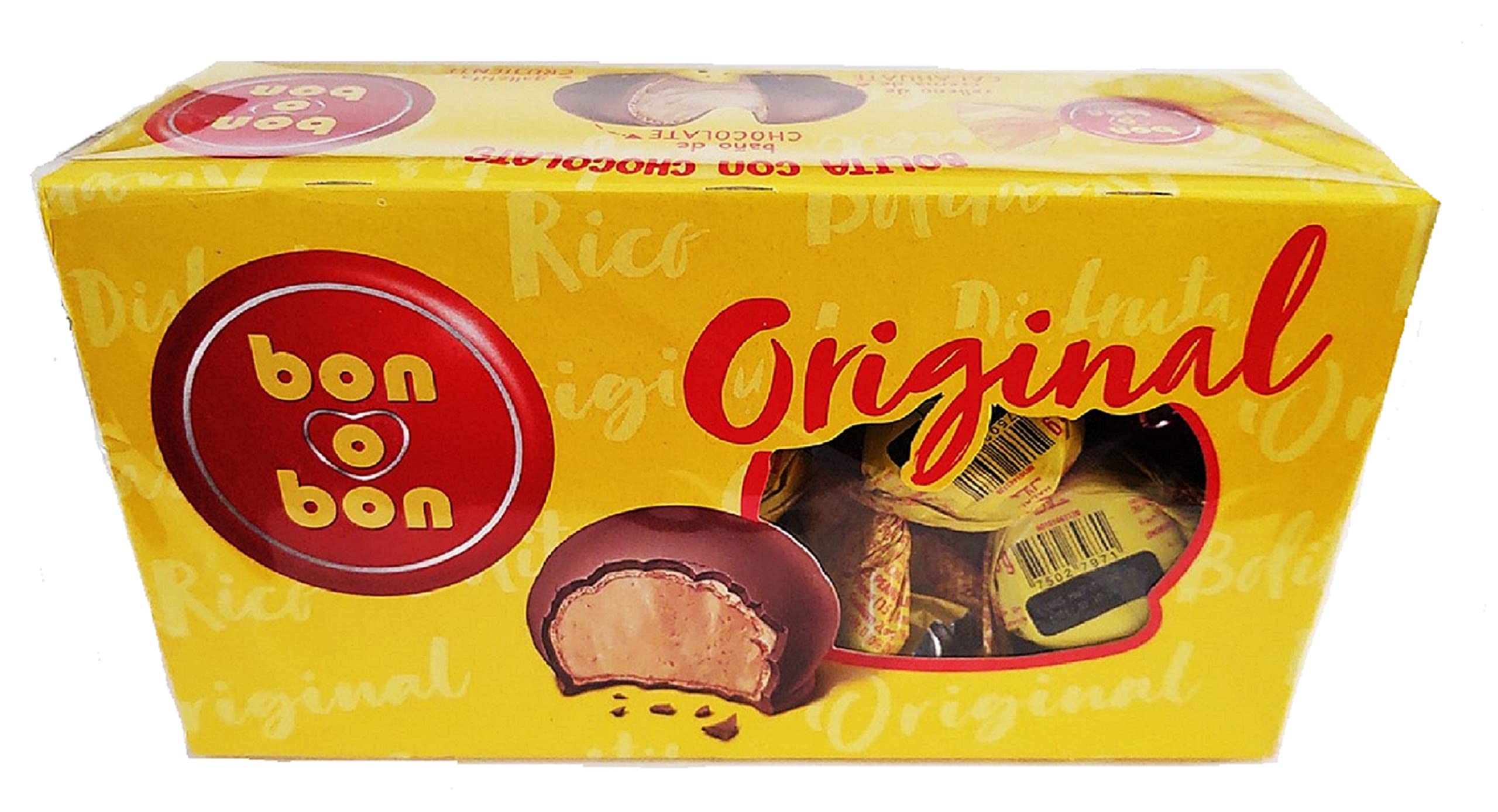 Amazon.com : Bon o Bon Chocolate Bon Bons, Decadent Chocolate Truffles with a Creamy Peanut ...