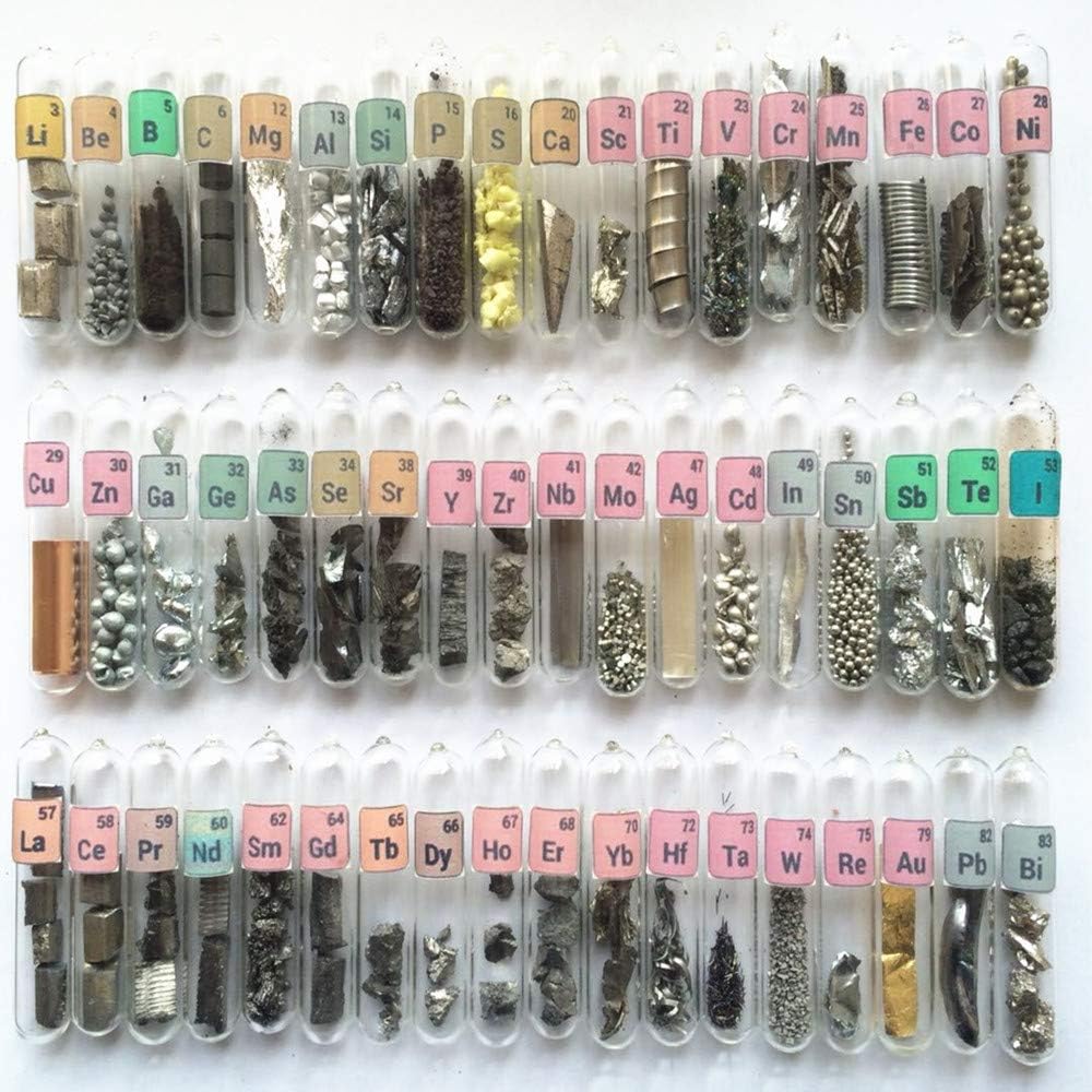 Amazon.com: 54 Elements in Sealed Glass Tube Pure for Element ...