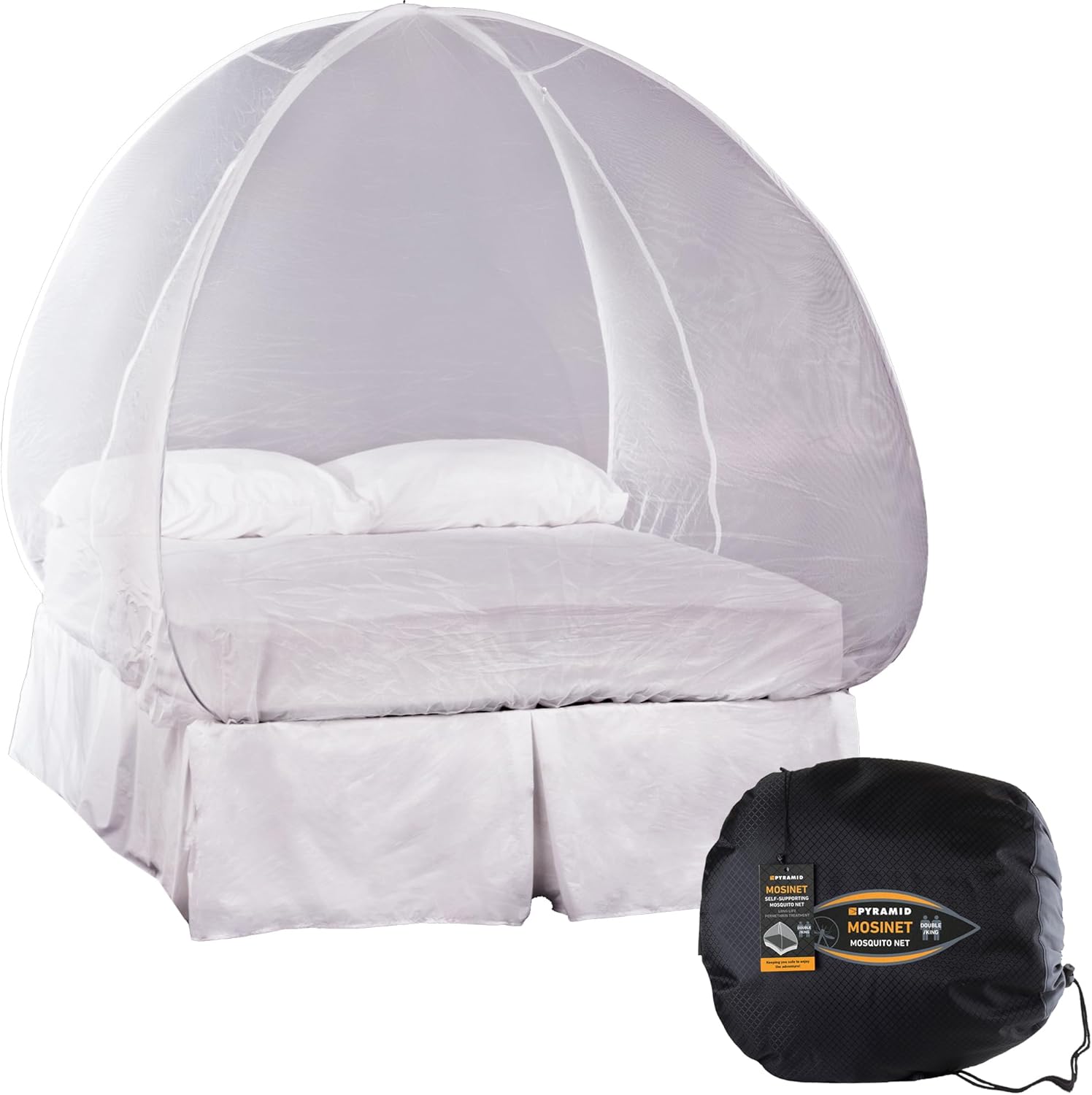 Pyramid Premium Mosinet - Self-Standing Mosquito Net for Standard ...