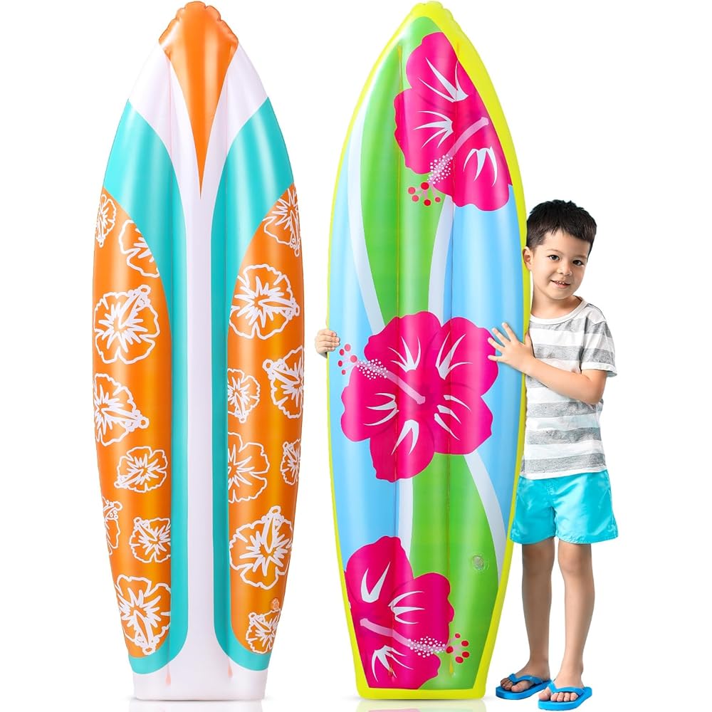 $6/mo - Finance 4 Pcs Inflatable Surf Board Inflatable Luau Party ...