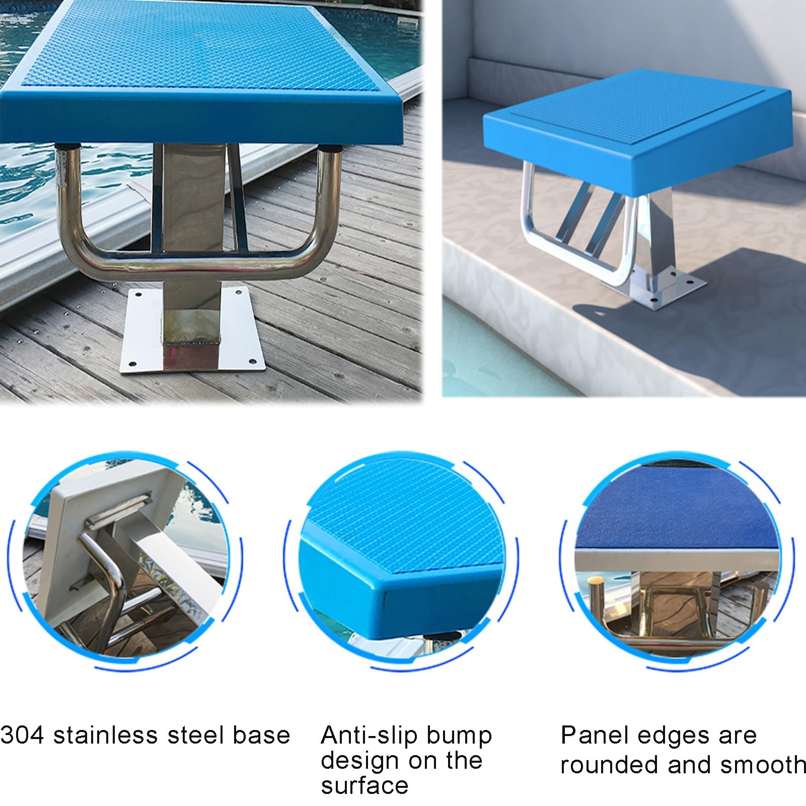 Non-slip Diving Platform Heavy Duty Pool Diving Platform - Non-Slip ...
