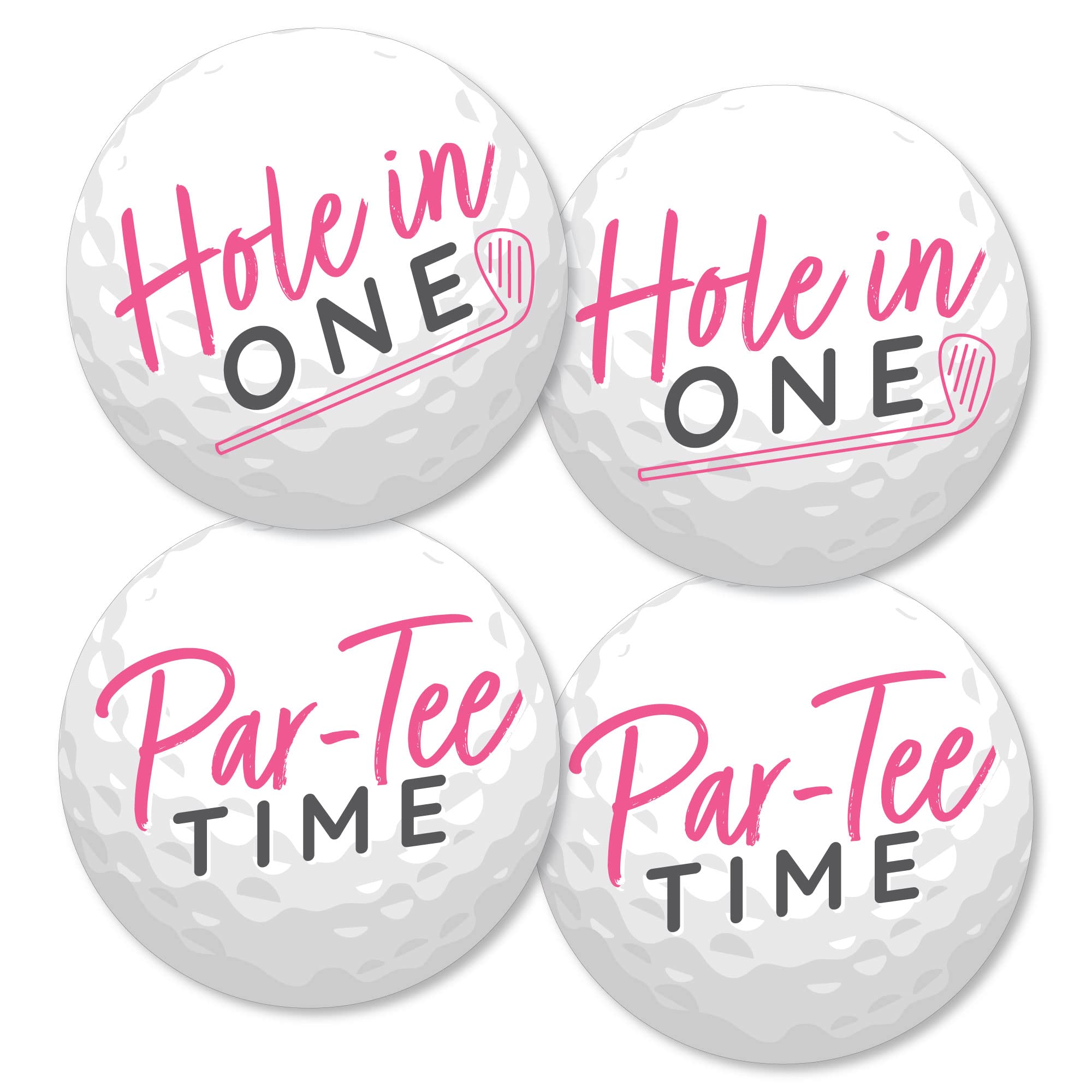 Amazon.com: Big Dot of Happiness Golf Girl - Golf Ball Decorations DIY ...