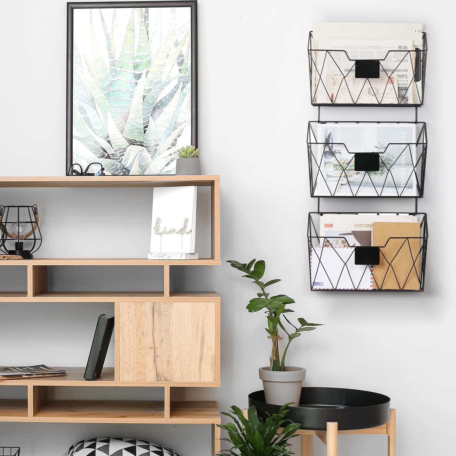 Snapklik.com : YBING Wall File Organizer For Office Hanging Wall File ...