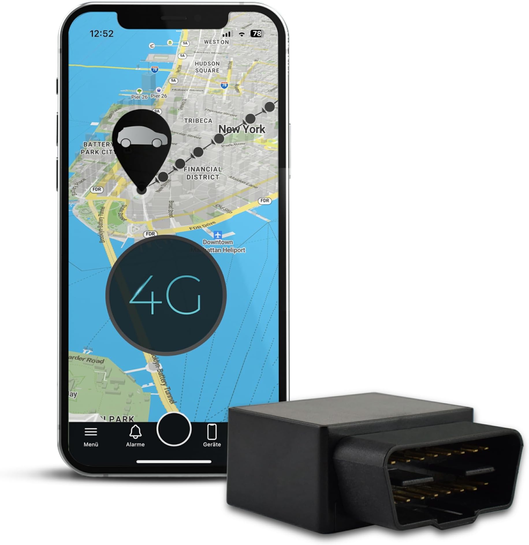 Amazon.com: Vyncs - GPS Tracker for Vehicles, [No Monthly Fee], 4G LTE ...