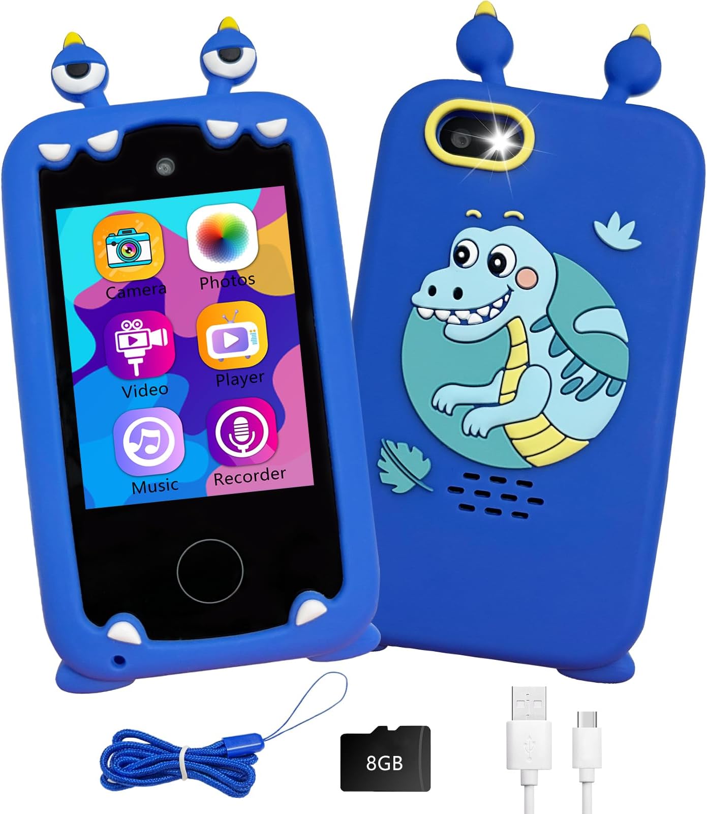 Amazon.com: AOOKYMEL Kids Smart Phone Toys, Dinosaur Toys for Boys 4-6 ...