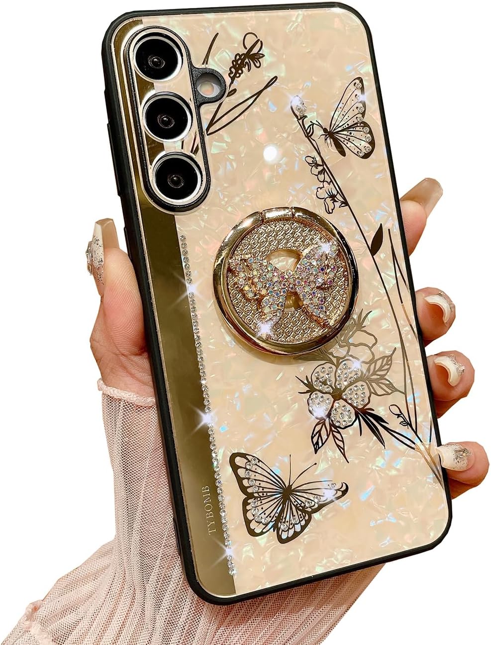 Amazon.com: for Samsung Galaxy A56 Case for Women Girl Design with Ring ...