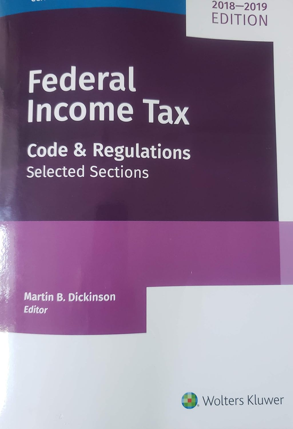 Amazon.com: Federal Income Tax 2018-2019: Code and Regulations-Selected ...