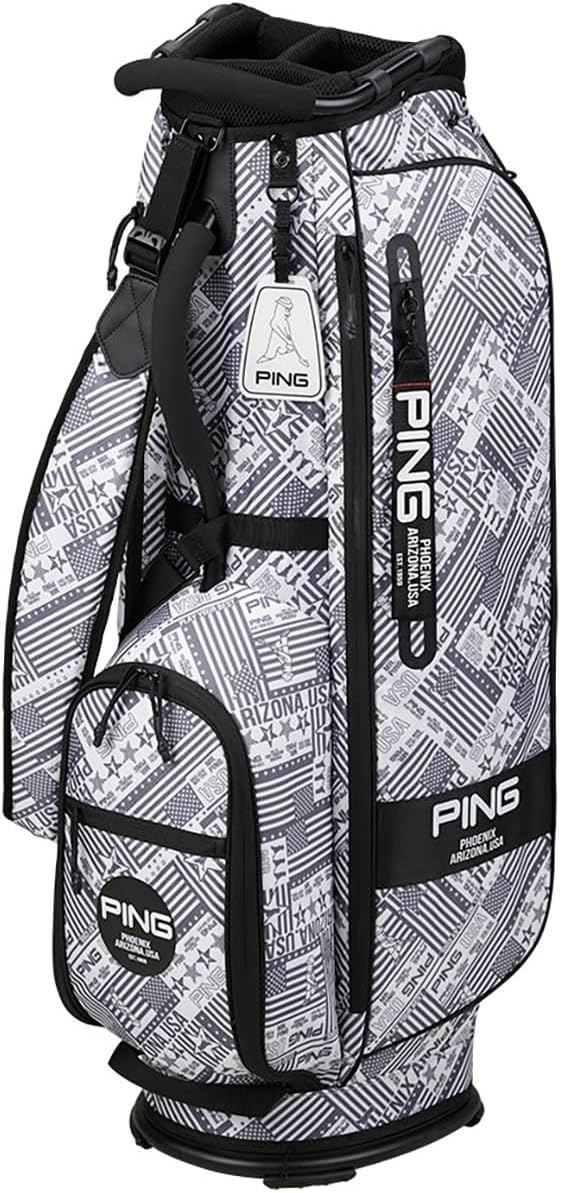 Amazon | ピン(PING) STARRY TRICOLOR スタリートリコロールキャディバッグ CaddieBag 37182 CB ...