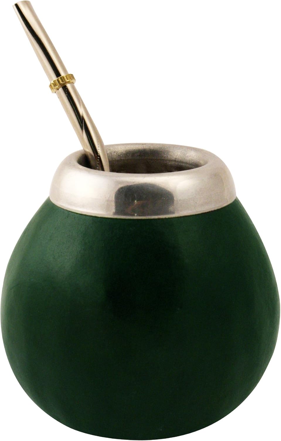 Amazon.com | Mategreen Argentina Yerba Mate Gourd Cup with Straw: Mate ...