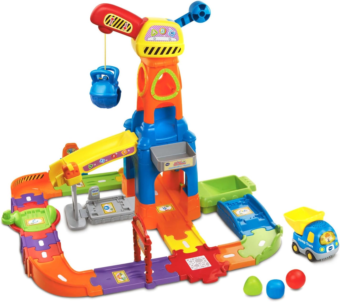 Amazon.com: Vtech Go! Go! Smart Wheels Construction Playset ,Multicolor ...