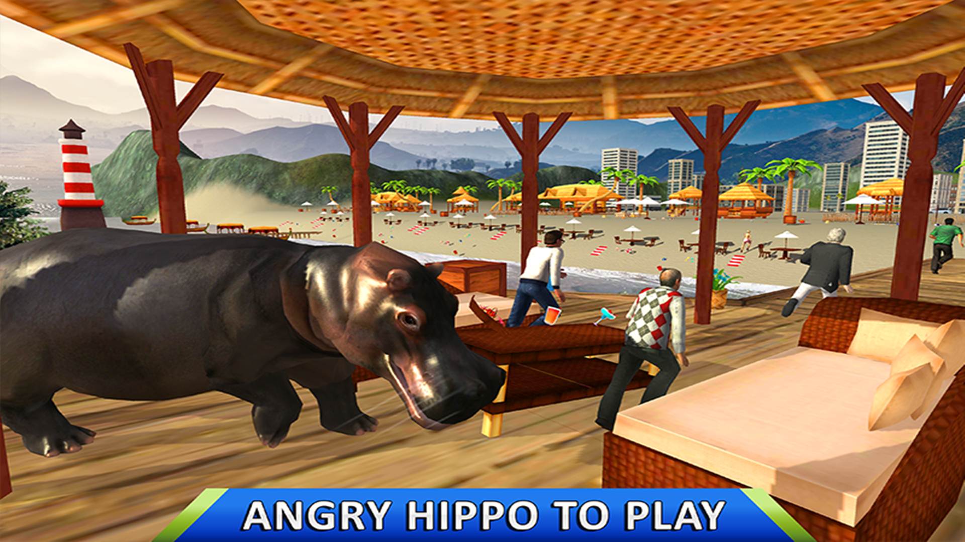 Wild Hippo Beach Attack Jungle Simulator - App on Amazon Appstore