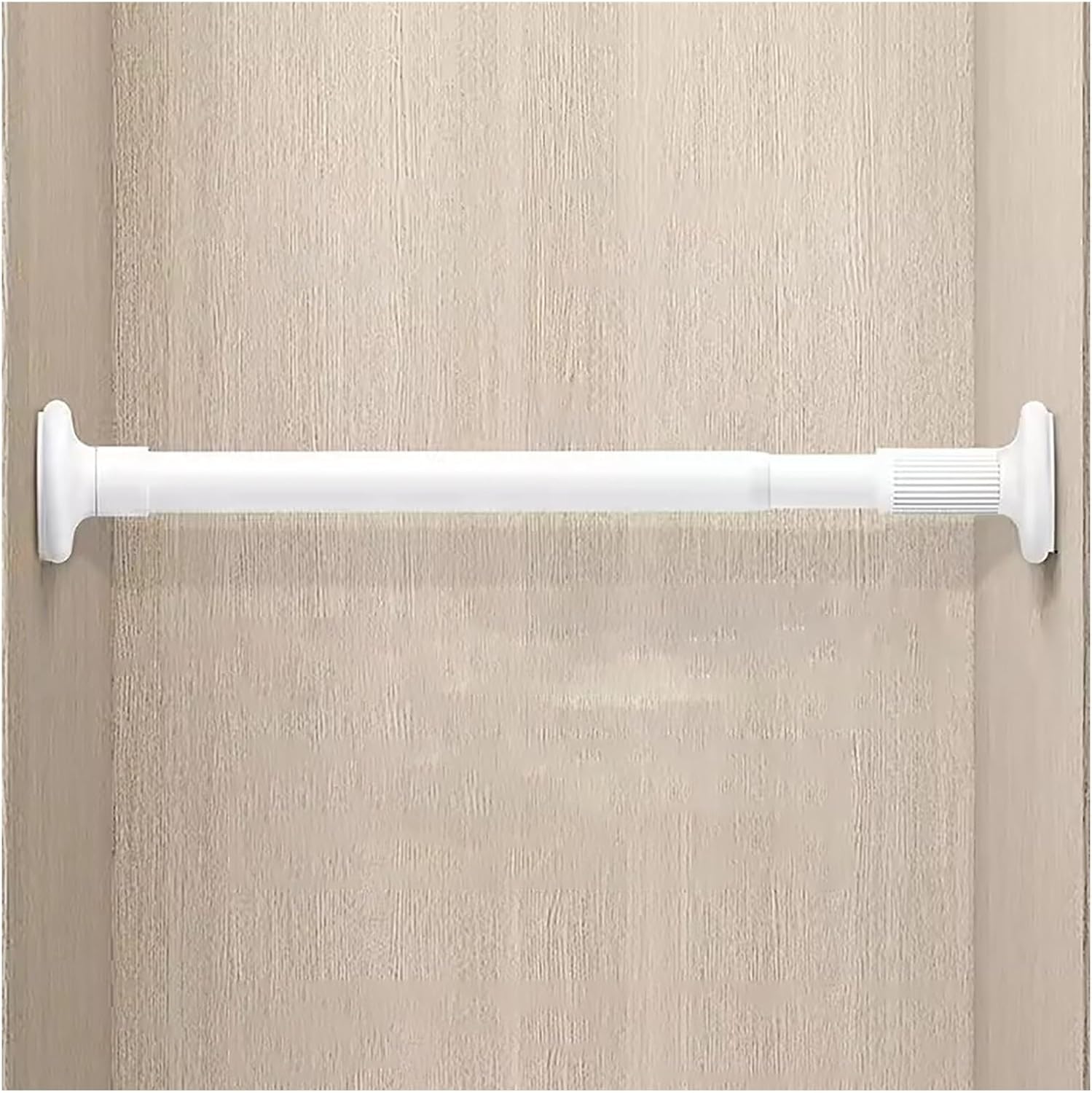 Closet Rod for Hanging Clothes, Cloakroom Closet Tension Rod，Stainless ...