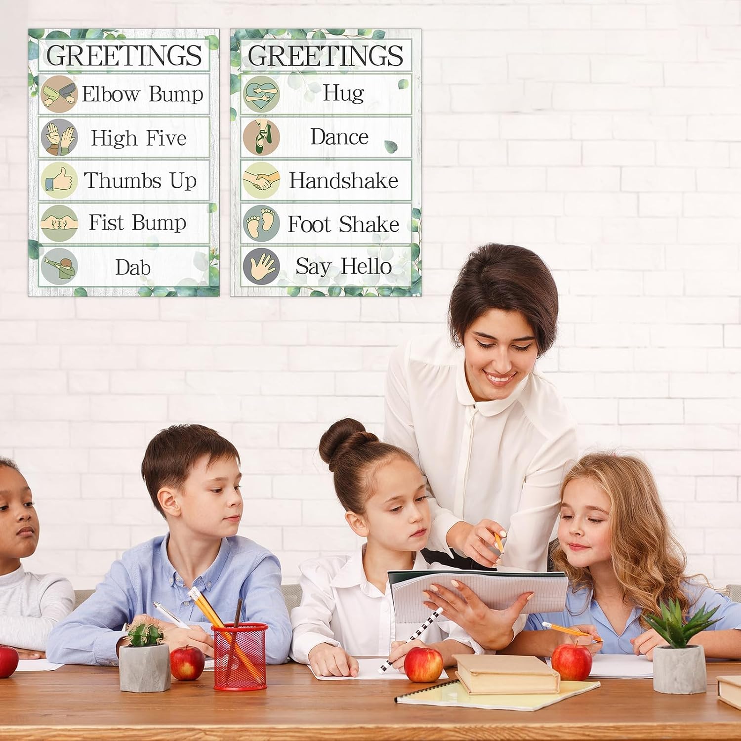Eucalyptus Classroom Greetings Poster Decor, Thailand | Ubuy