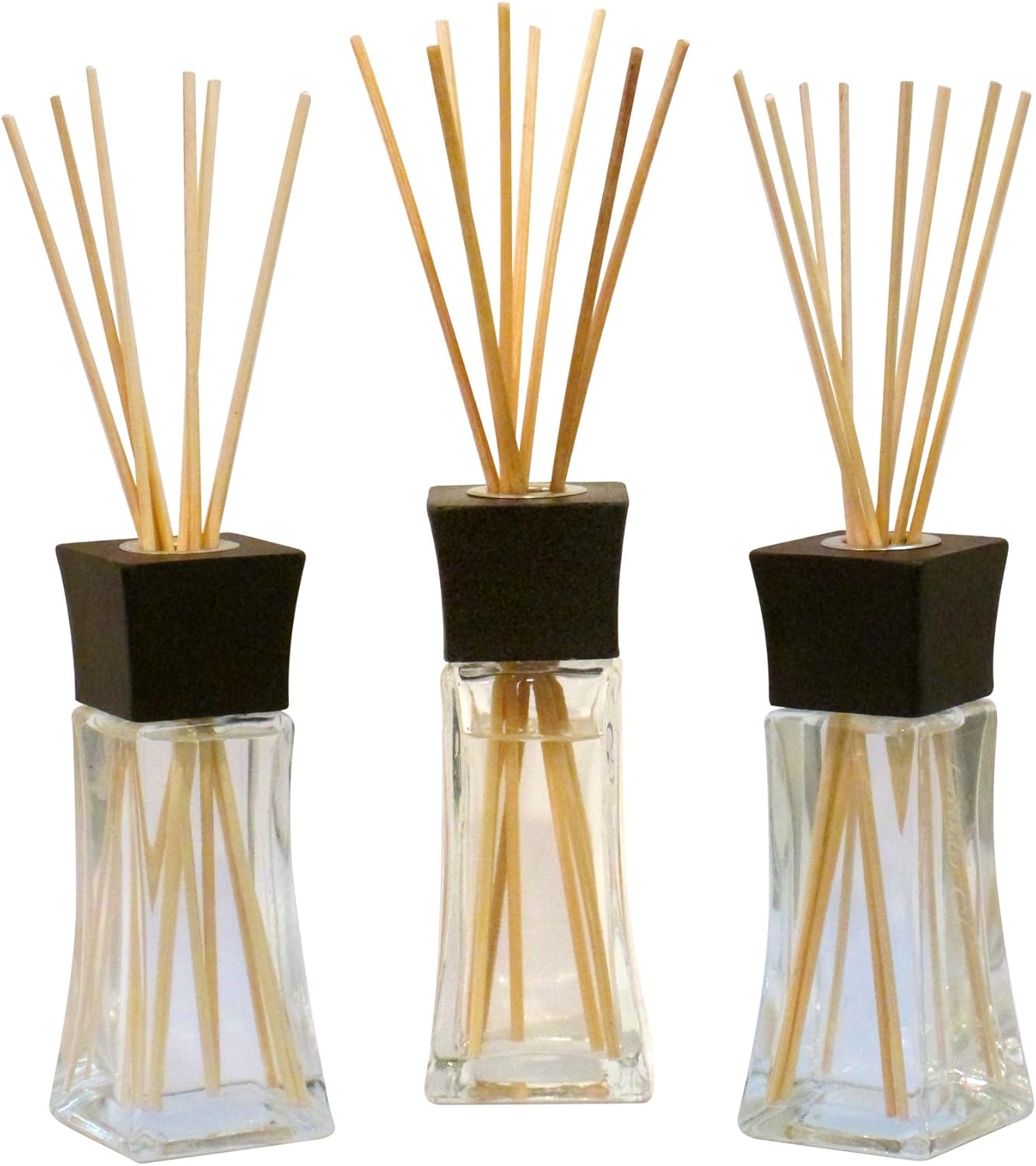 Greenair 3 Piece Reed Diffuser Set, Jasmine Blossom, Ginger Peach and ...
