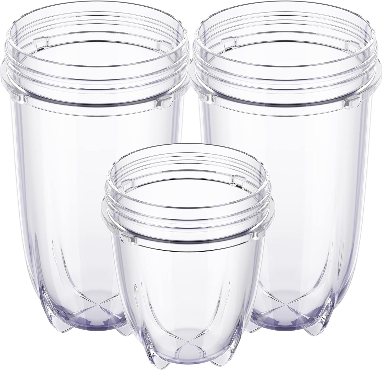 KASTWAVE 3-pack 16 ounce Cup and 12 ounce Short Cup Replacement Cup Set ...