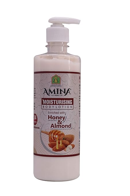 Buy Amina Moisturising Body Lotion Enriched With Honey & Almond Online ...