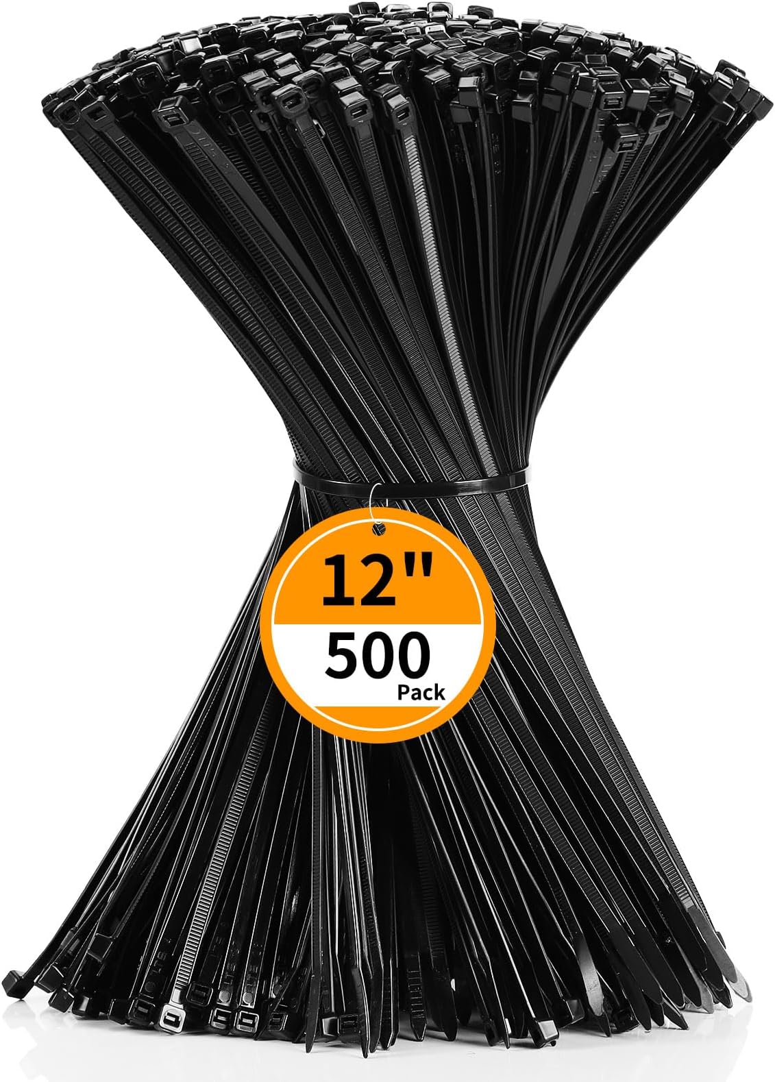 Amazon.com: 12 inch Zip Ties - Heavy Duty Cable Ties with 120 Pounds ...