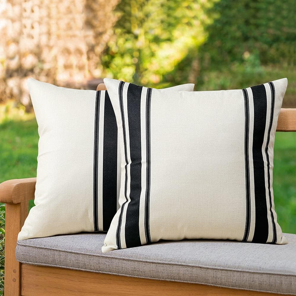 Amazon.com: OTOSTAR Pack of 2 Outdoor Waterproof Decorative Pillow ...