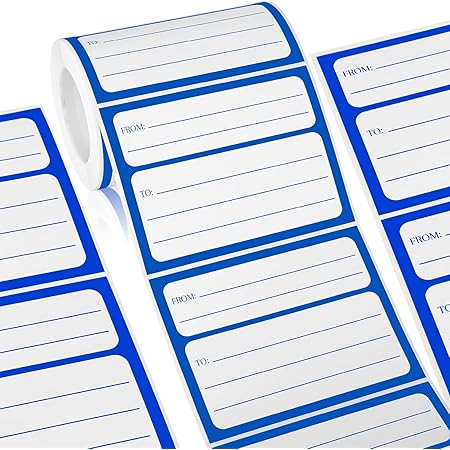 Amazon.com : 250 Pieces 3 x 4 Inch from/to Address Mailing Labels Self ...
