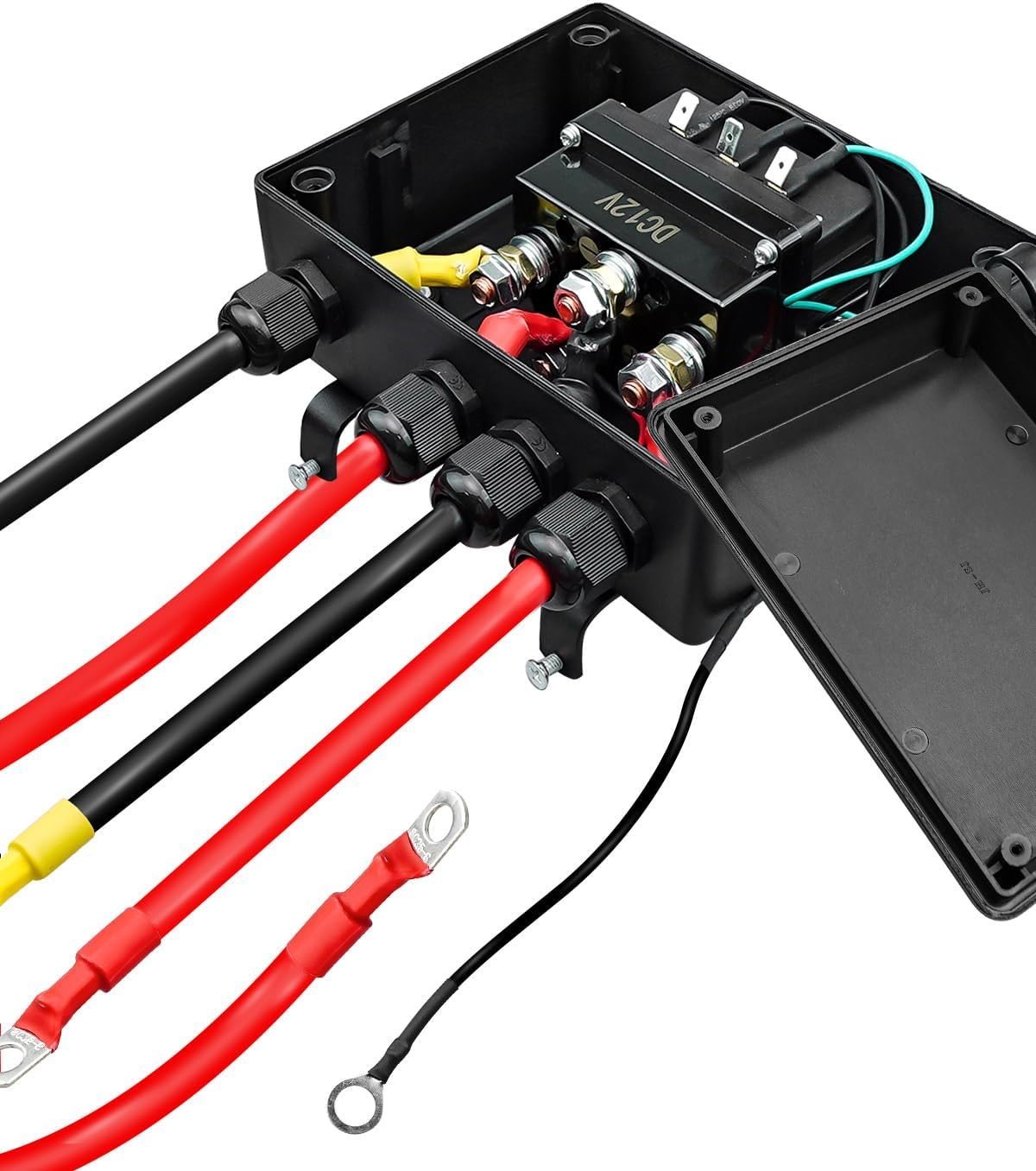 Amazon.com: GMURA 12V 500A Winch Solenoid Contactor Relay Kit, Pre ...