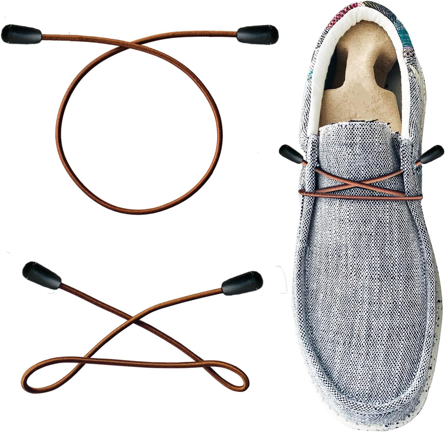 Amazon.com: Lopau Replacement Laces for Hey Dude, 2 Pairs Laces ...