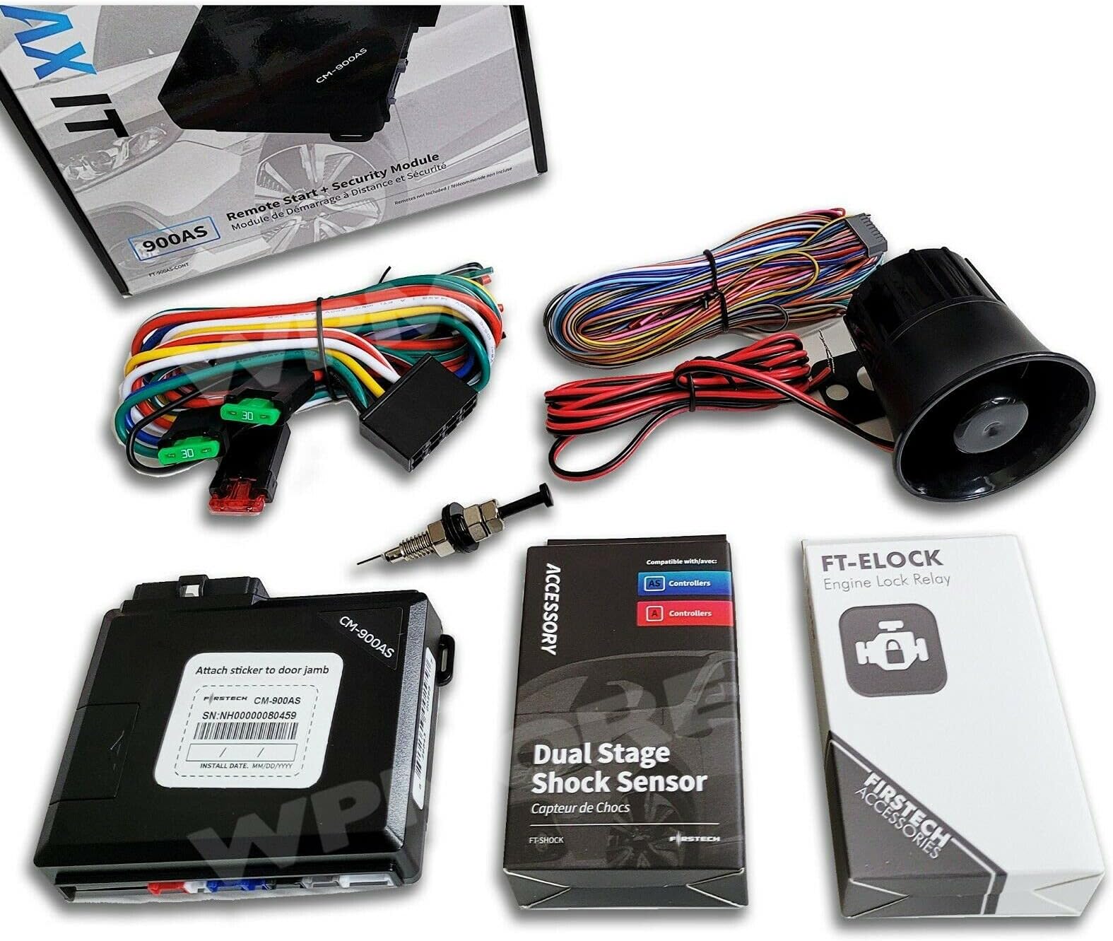 Amazon.com: Compustar Alarm Add-on Kit for RSG6-AL and RS1B-AL Remote ...