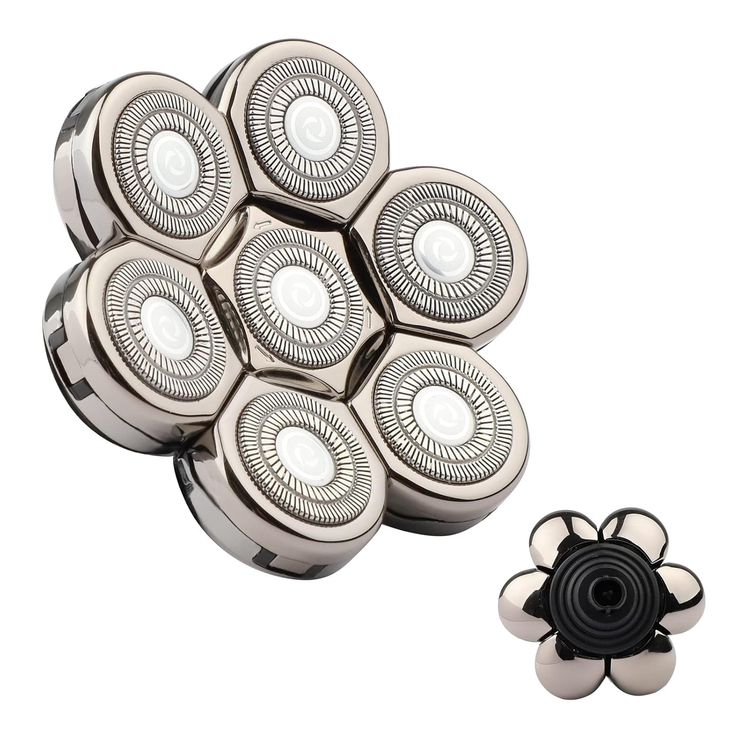 Amazon.com: Electric Shaver Replacement Heads 7D - 7 Blades Head Shaver ...