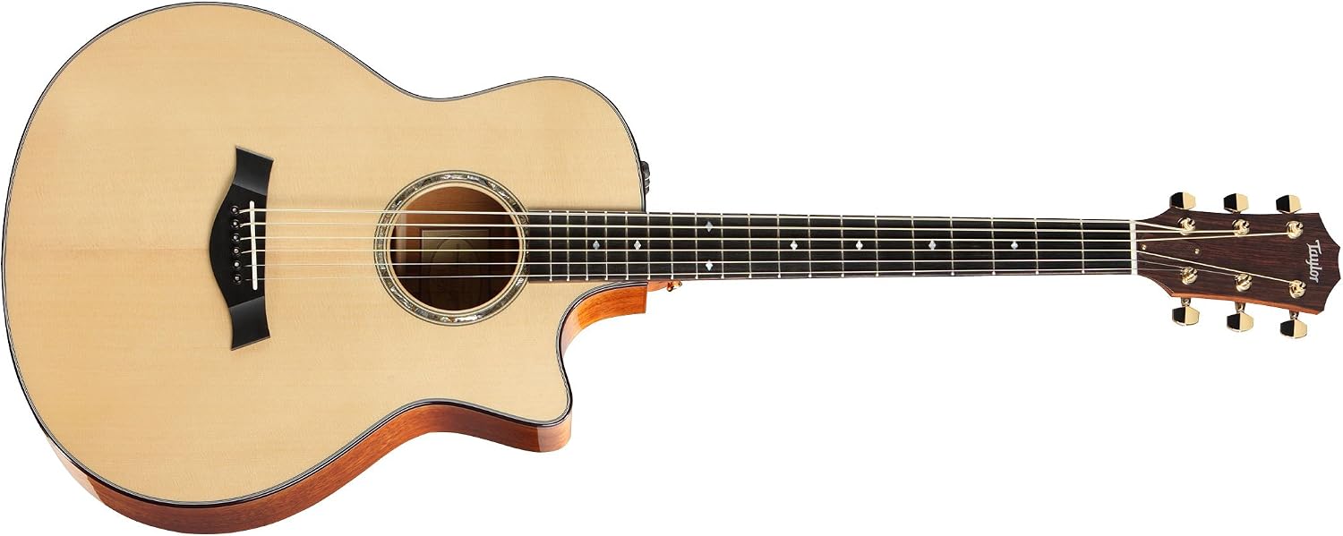 Amazon.com: Taylor BAR-6-Mahogany Baritone Guitar, 6 String, Mahogany ...