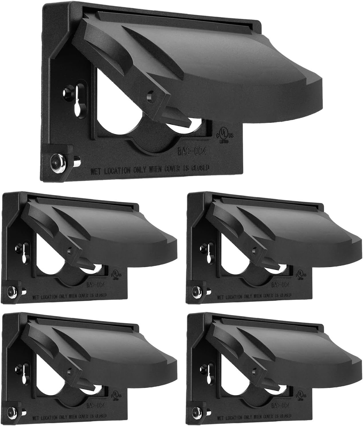 [10 Pack] BESTTEN Outdoor Weatherproof Outlet Cover for GFCI and Decor ...