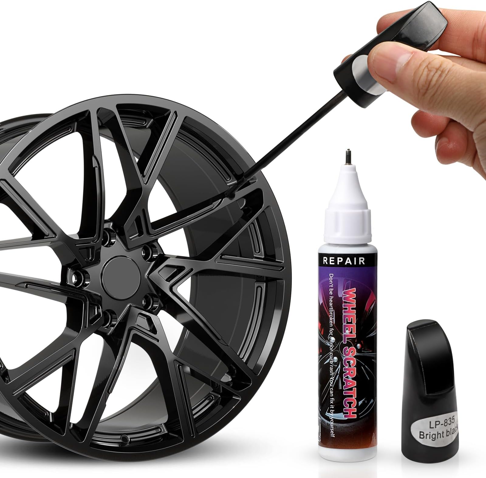 Amazon.com: Ouzorp Car Wheel Scratch repair Rim Touch Up Paint Rim ...