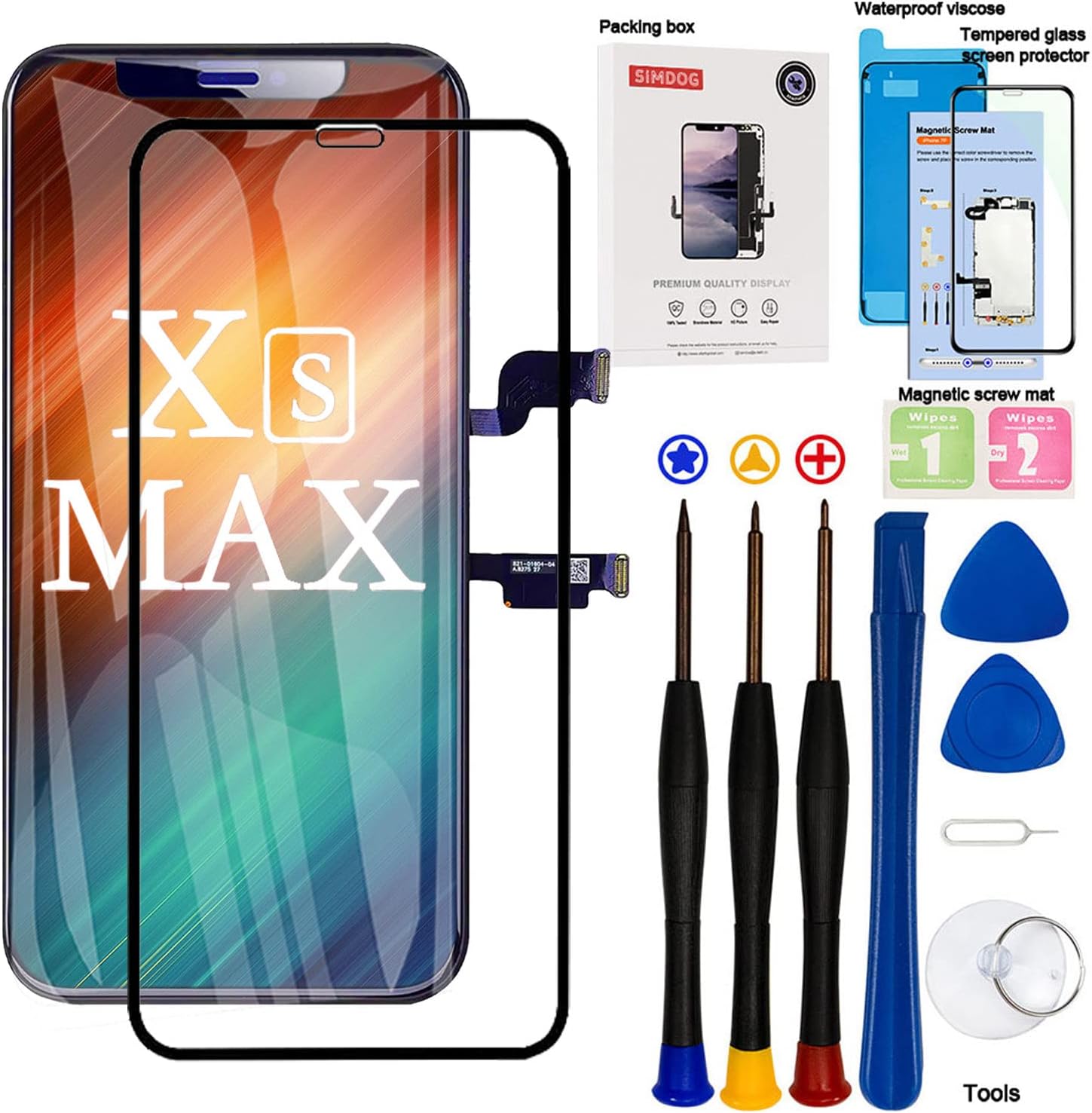Amazon.com: for iPhone Xs Max Screen Replacement,3D Touch LCD Display ...
