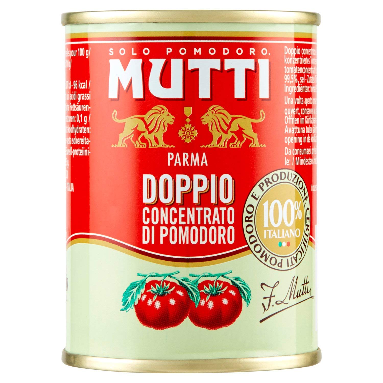 Mutti Double Tomato Concentrate, 140g : Amazon.ca: Grocery & Gourmet Food