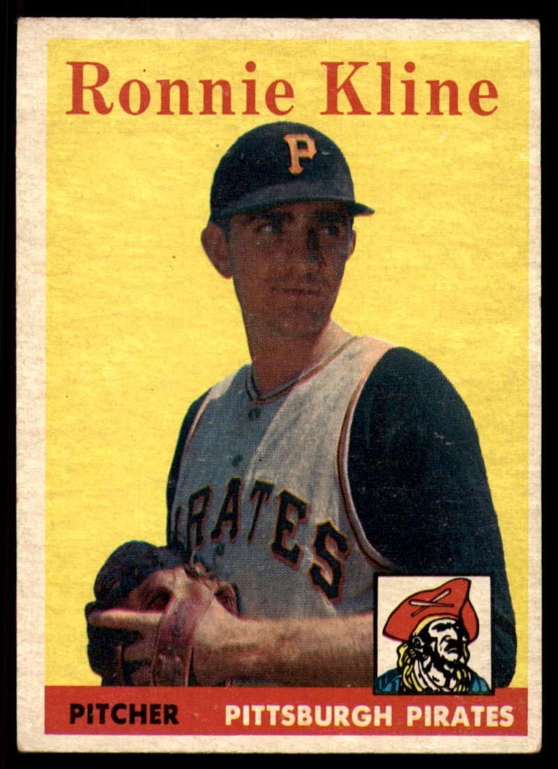 Amazon.com: Baseball MLB 1958 Topps #82 Ron Kline EX++ Excellent++ ...