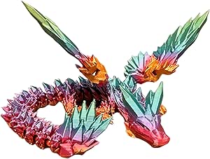 Amazon.com: Luke's Lizards - 9 inch 3D Printed Dragon with Wings ...