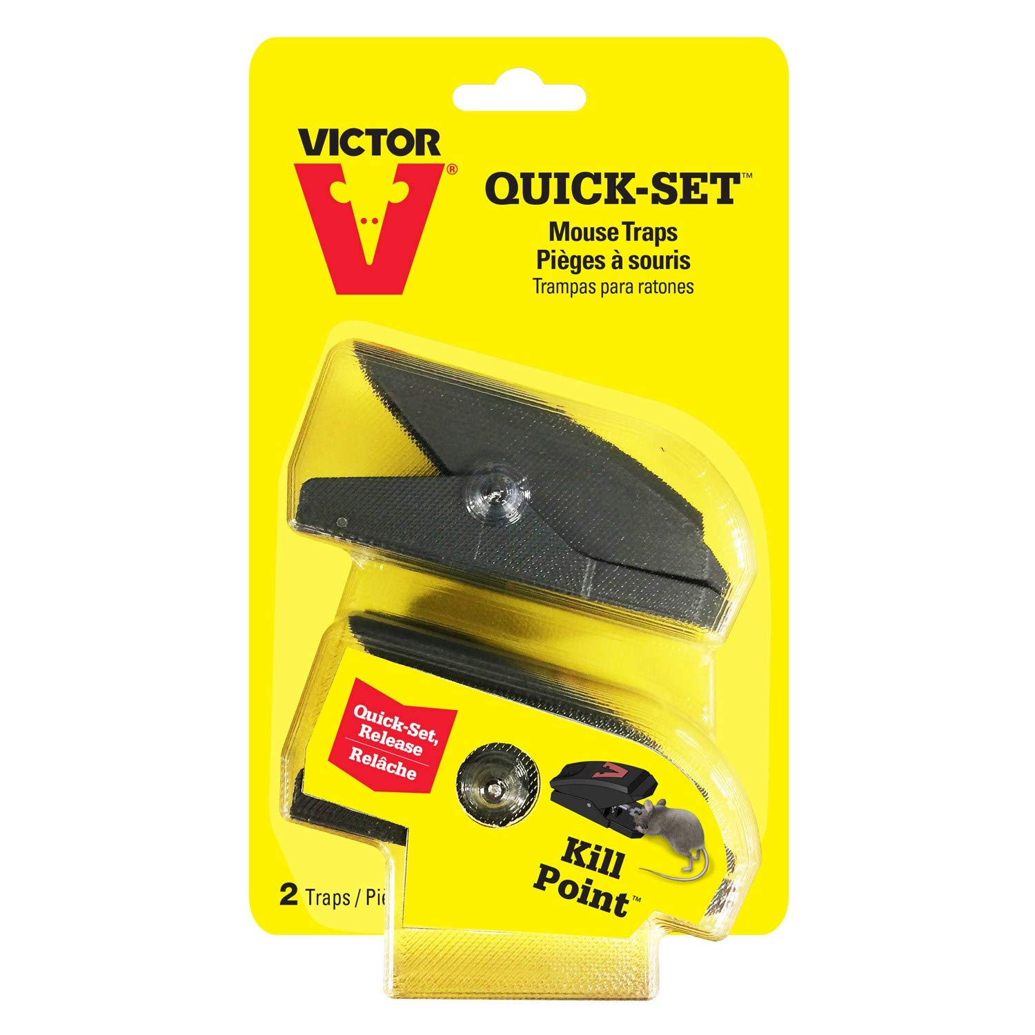 Amazon.com : Victor Quick Set Mouse Trap (2Pack) : Patio, Lawn & Garden