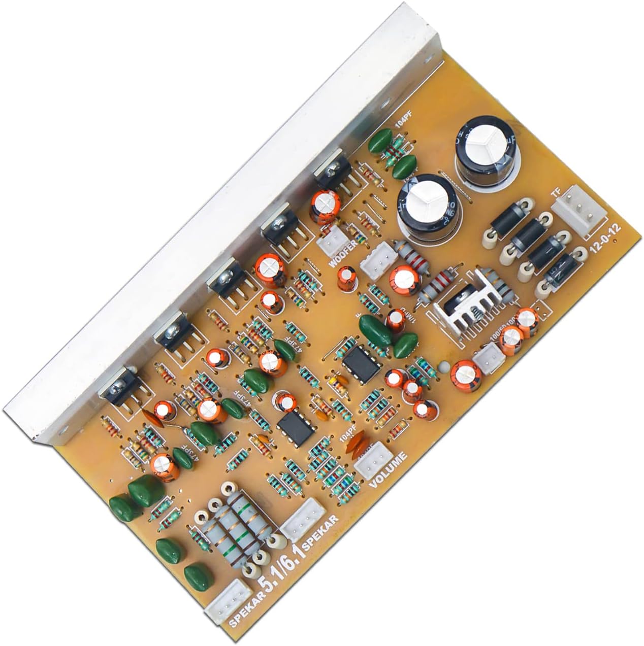 Electronic Spices Tda2050 5 Tr 5.1 Home Theater Audio Amplifier Circuit ...