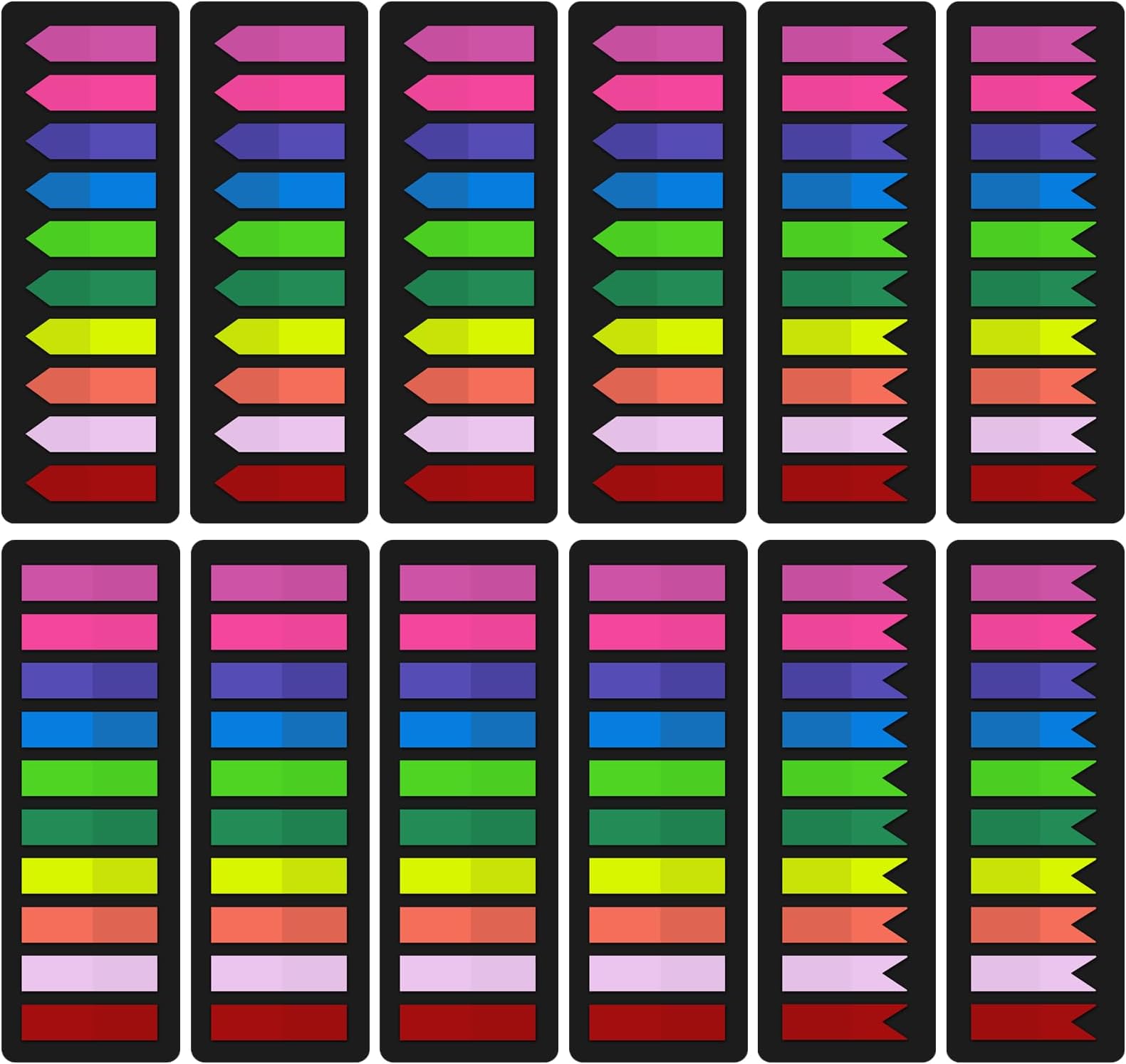 Amazon.com: Sign Here Tabs, 2400 Pcs/ 24 Packs Sign Here Sign Date ...