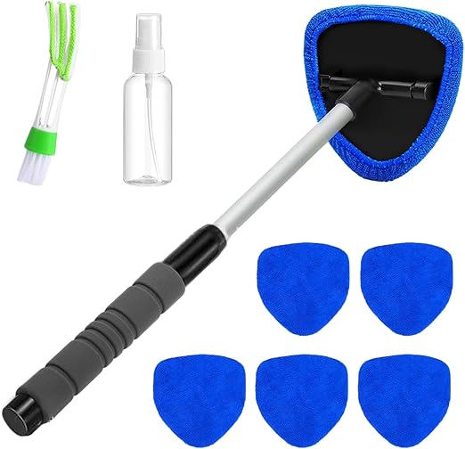 Amazon.com: Windshield Inside Cleaning Tool Handheld Window Wiper ...