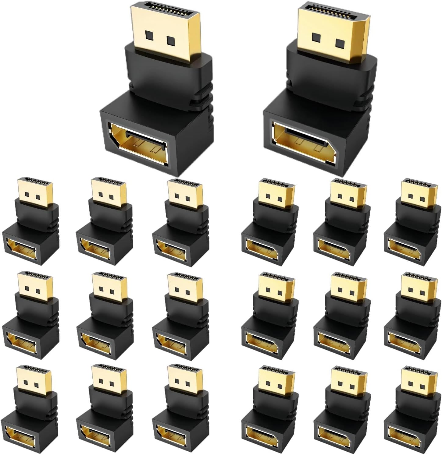 Amazon.com: J&D 90 Degree and 270 Degree DisplayPort Adapters, 20-Pack ...
