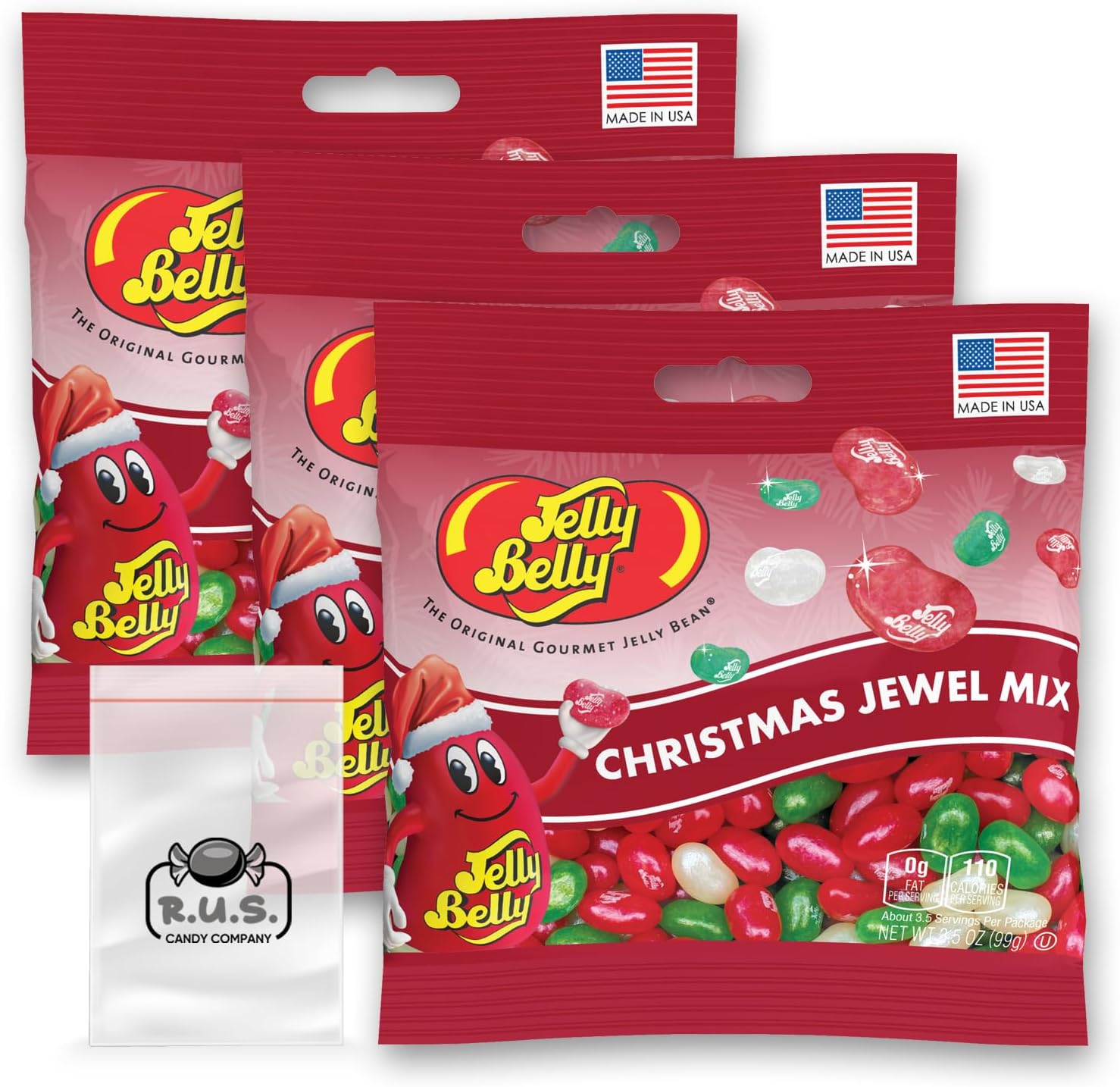 Amazon.com : Jelly Belly Dessert Mix Jelly Beans- 3 Pack - 3.5 oz Each ...