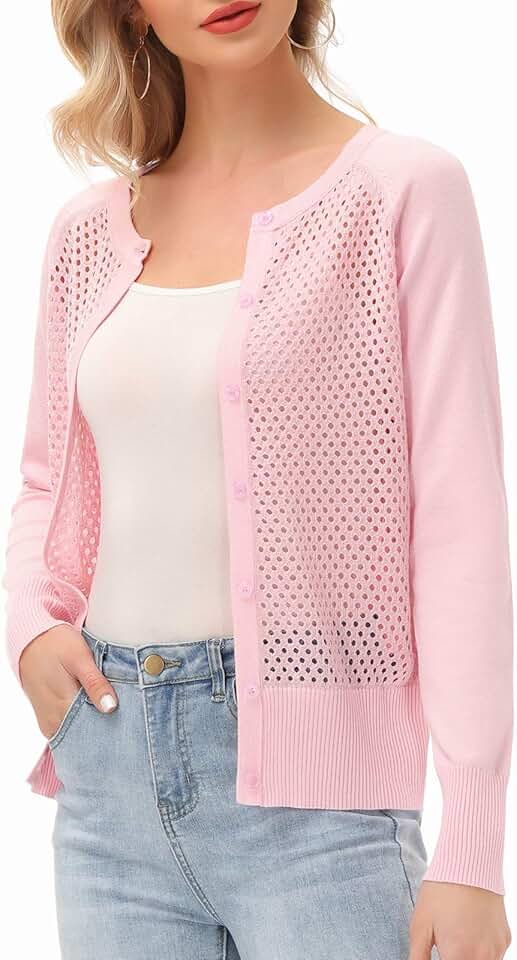 Amazon.com: mesh sweater