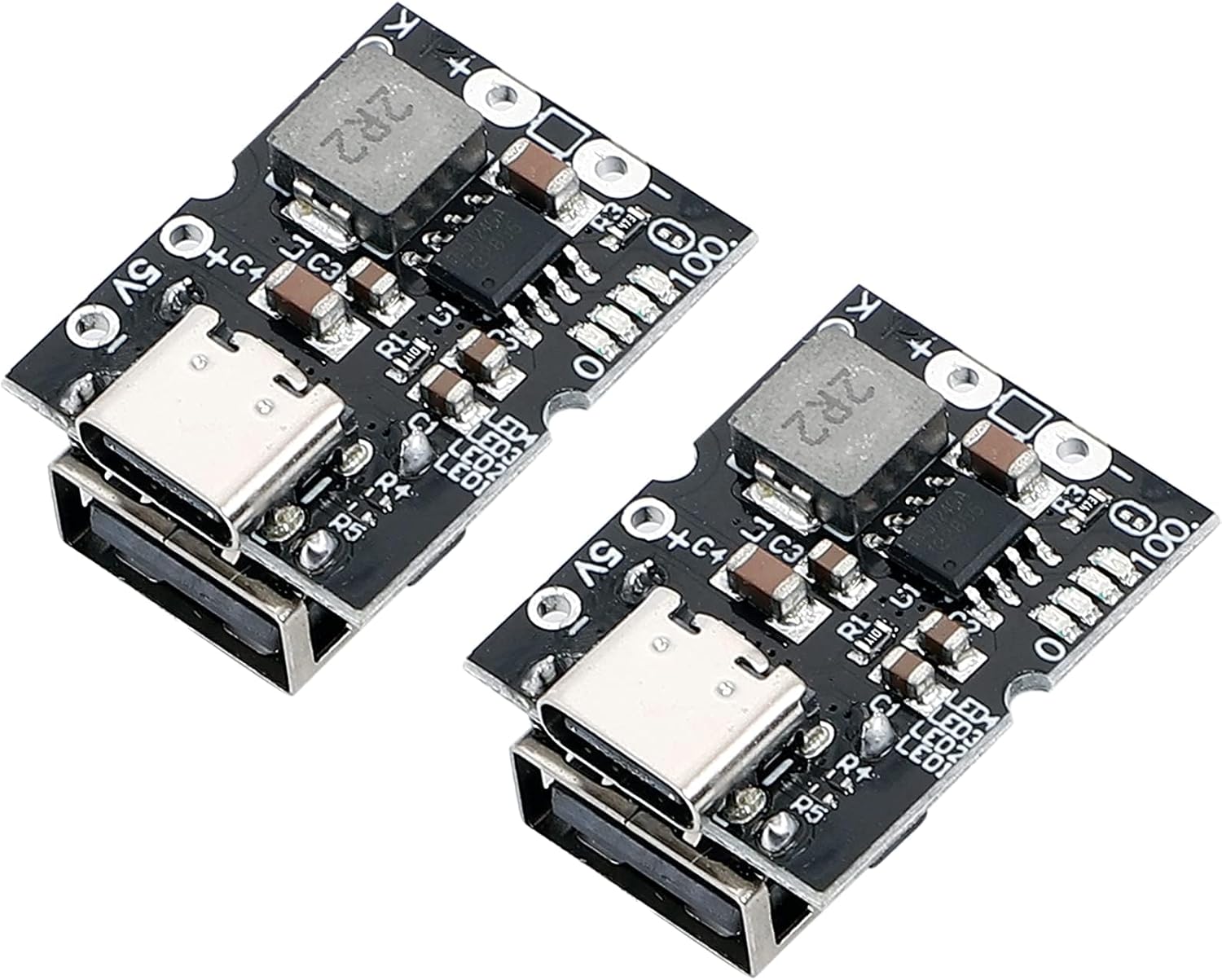 Amazon | YMS PARTS【2個入】リチウム電池充電器基板 USB Type-C SM5308（FM5324互換品）5V 2A ...