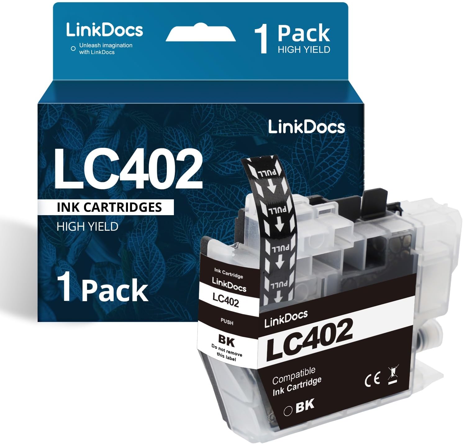 Amazon.com: LinkDocs LC402 Black Compatible Ink Cartridges Replacement ...