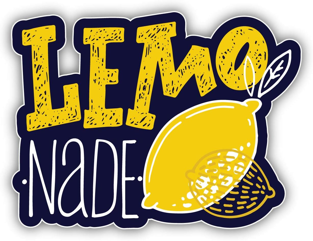 Amazon.com - Lemonade Slogan Vinyl Sticker Decal