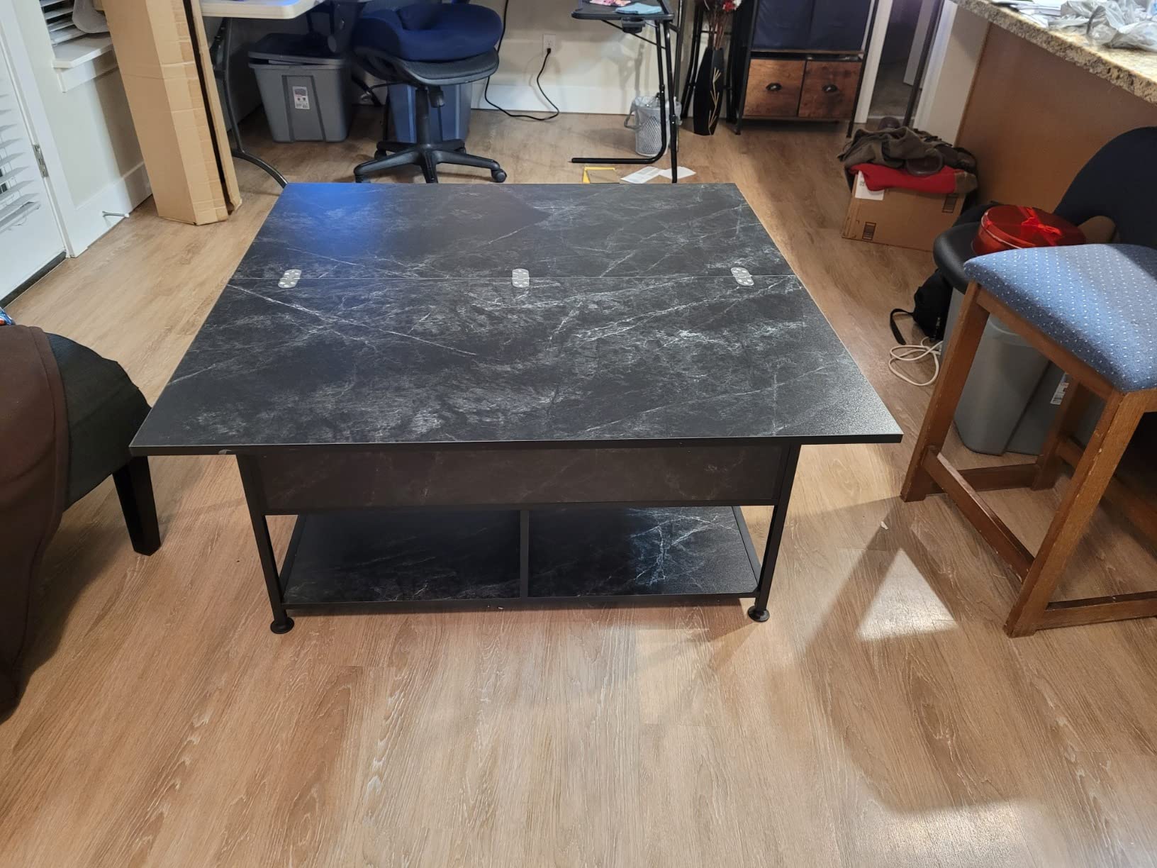 $30/mo - Finance JOMEED 3 in 1 Lift Top Coffee Table, Large Coffee ...
