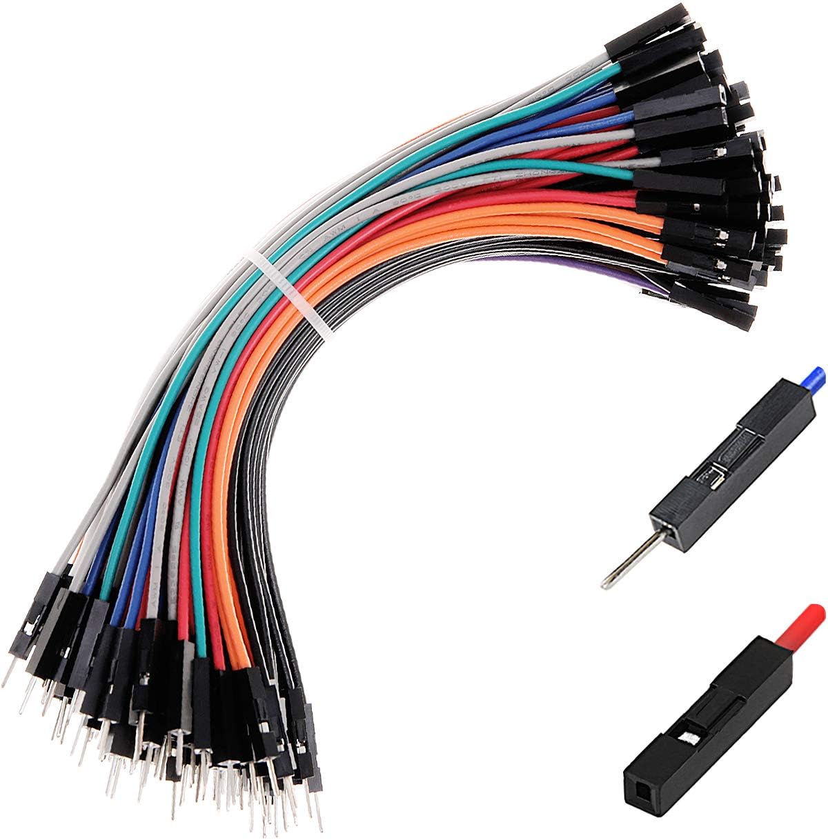 Breadboard Jumper Wire 75pcs pack - Electronics Cable Connectors ...