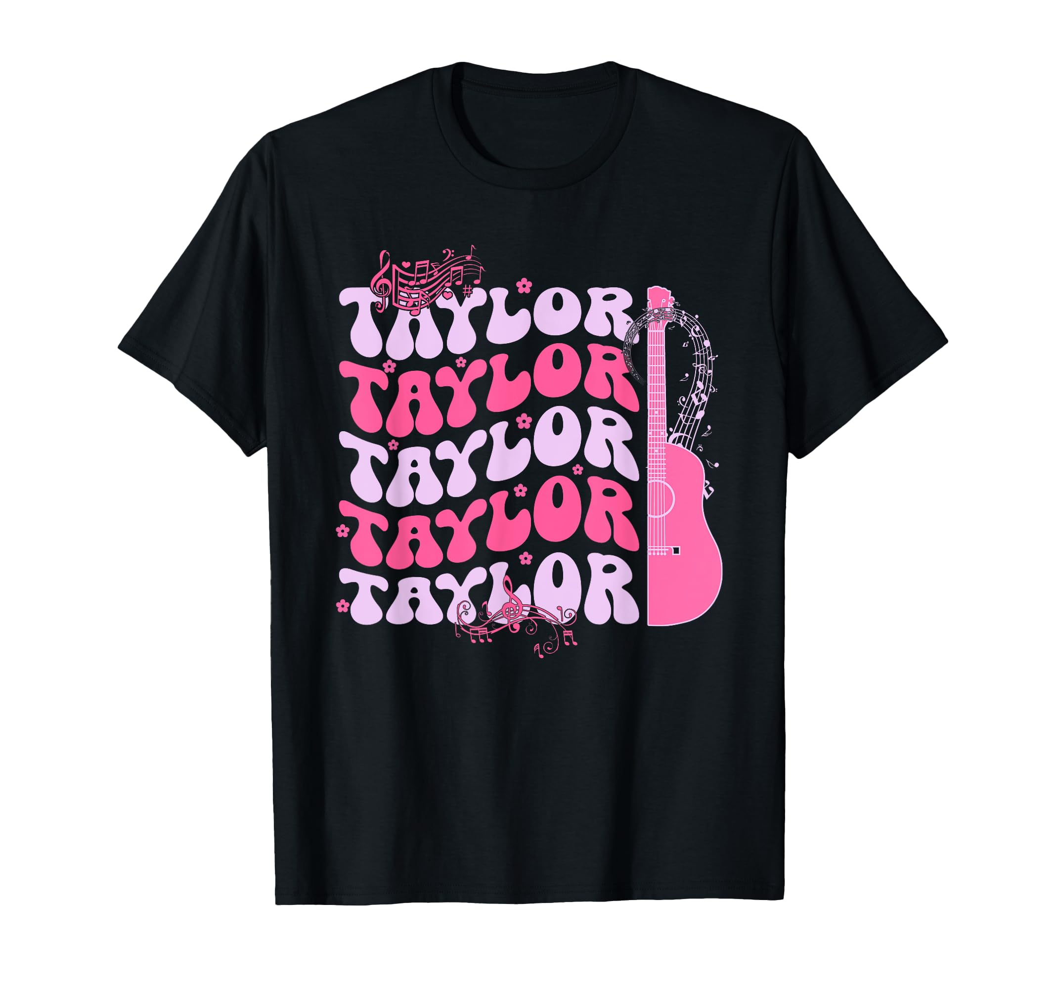Amazon.com: Cute Retro TAYLOR First Name Personalized Groovy Birthday T ...
